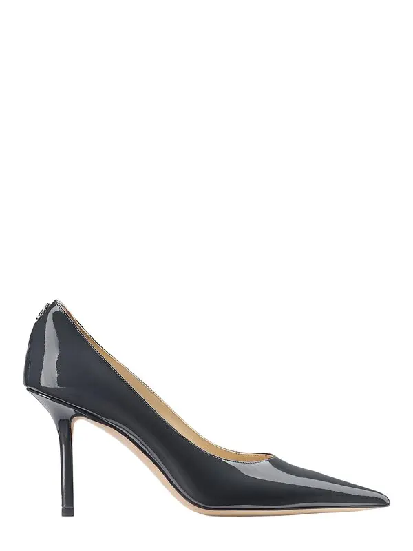 JIMMY CHOO Love 85 Patent Leather Pumps - Grey