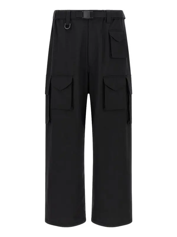 Adidas Wool Blend Cargo Pants - Black