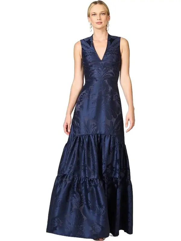 Sachin & Babi Cella Gown - Navy