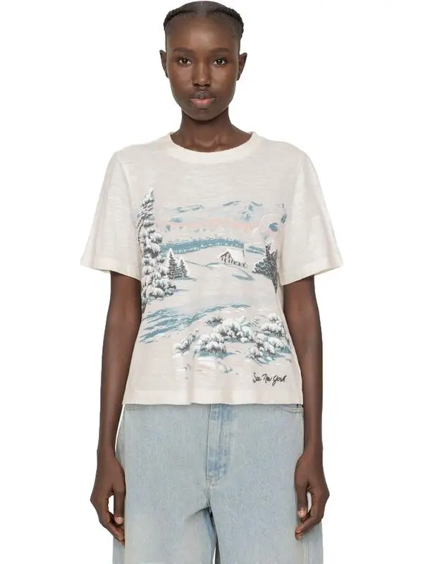 Sea Lenore Graphic T-shirt - White