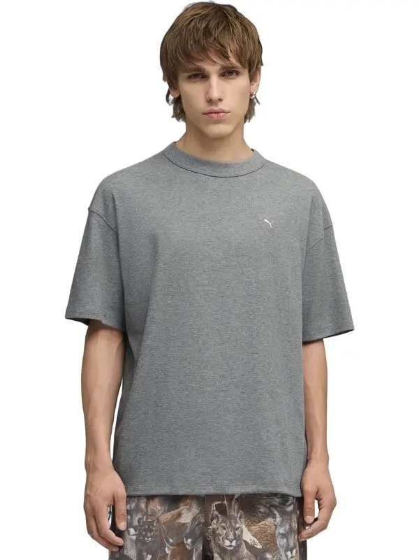 PUMA Select Essentials Waffle T-shirt - Gray