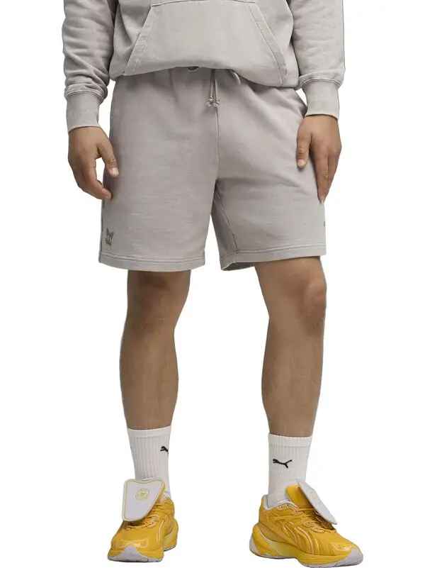 PUMA X Sonic The Hedgehog Relaxed Fit Shorts - Gray
