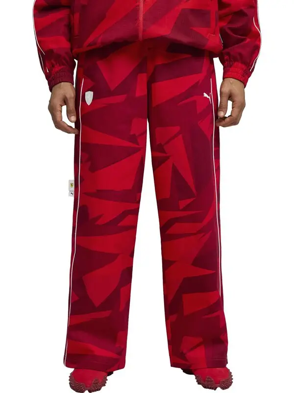 PUMA Scuderia Ferrari Hp 20 Years Of T7 Track Pants, Size - Red