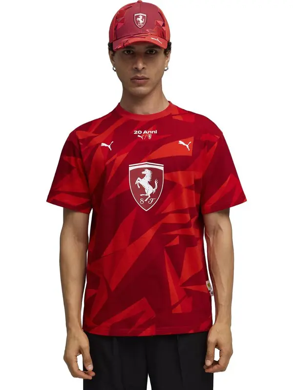 PUMA Scuderia Ferrari Hp 20 Years Of Tee, Size - Red