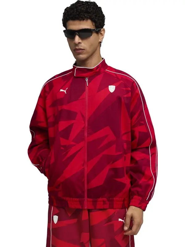 PUMA Scuderia Ferrari Hp 20 Years Of T7 Track Jacket - Red