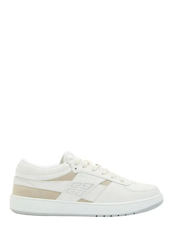 Givenchy G Move Panelled Leather Sneakers - White