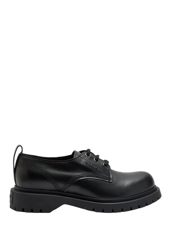 Givenchy Leather Derby Shoes - Black