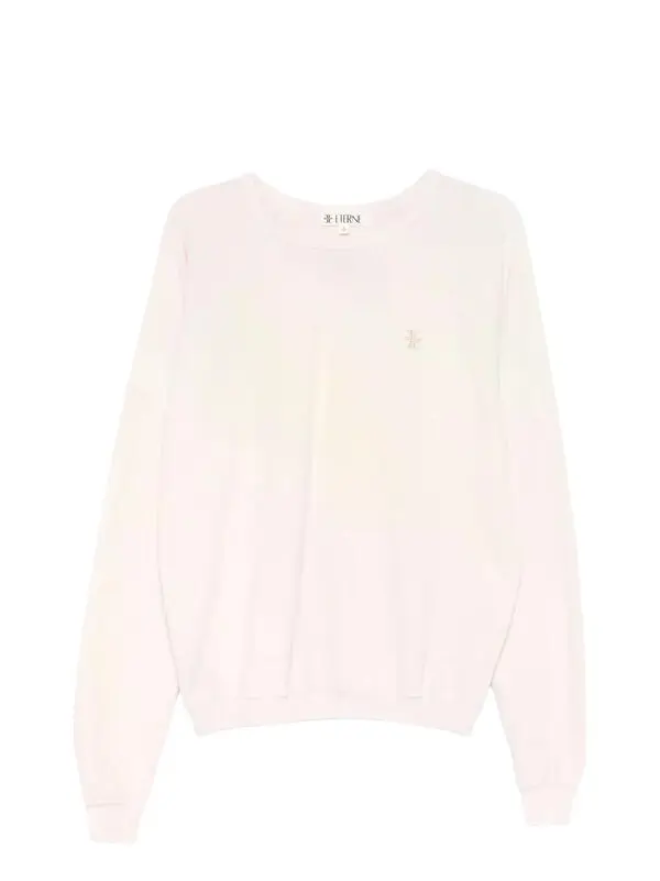 Eterne Raglan Long Sleeve Sweatshirt - Pink