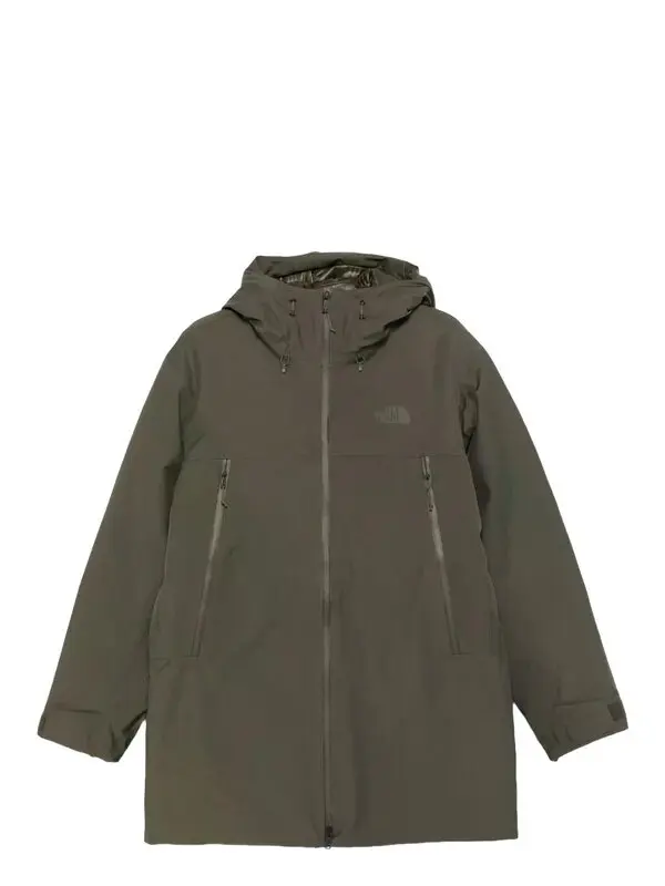 The North Face Range Down Hooded Coat - Green