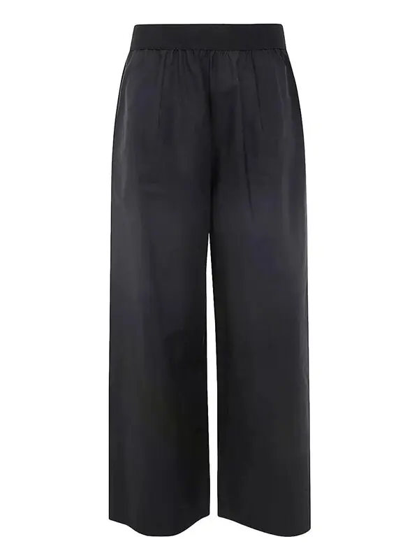 MARIA CALDERARA Elasticated Trousers - Black