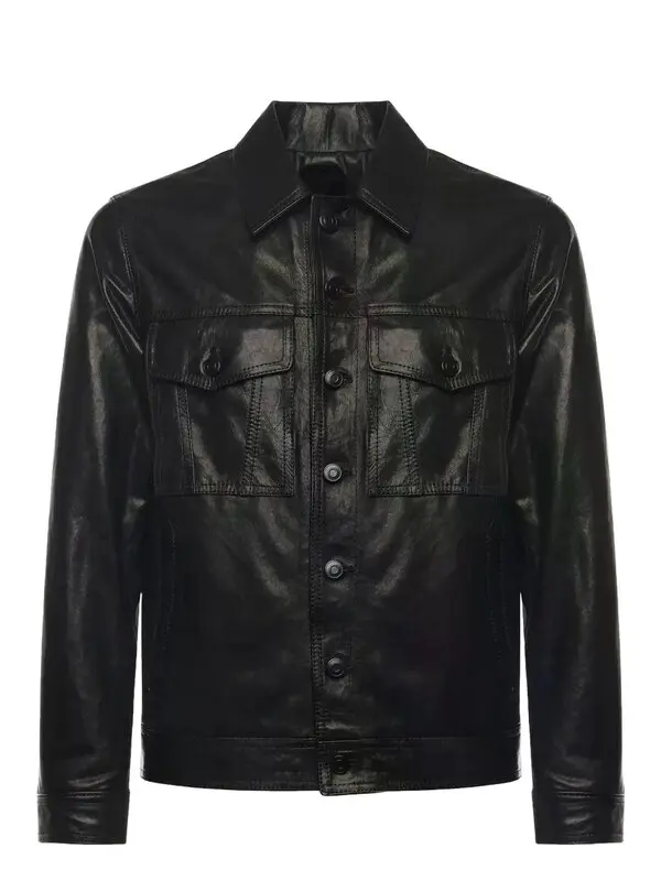 GIULIANO GALIANO Buttoned Arizona Jacket - Black