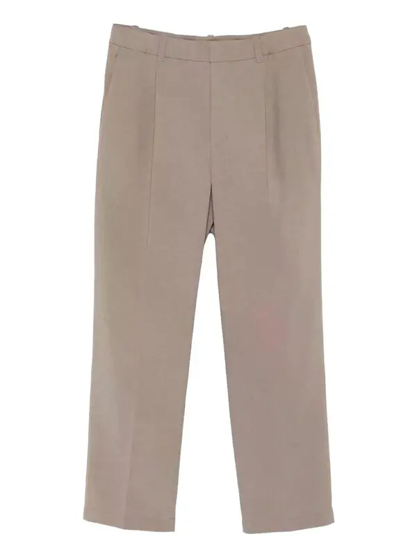 GOLDWIN Pleated Trousers - Brown