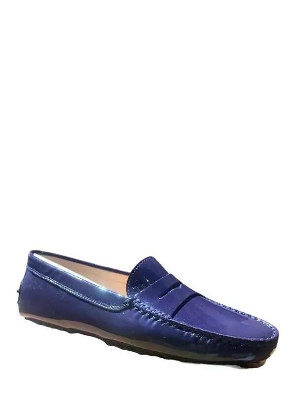 TOD'S Gommino Patent-finish Loafers - Purple
