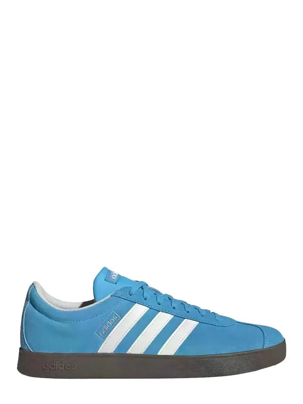 Adidas Vl Court 2.0 Striped Low-top Sneakers - Blue