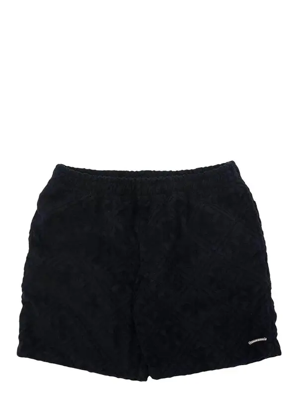 Chrome Hearts Monogram Terry Shorts - Black
