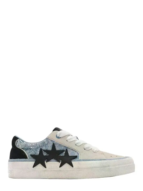 Amiri Bandana Star Skate Sneakers - White