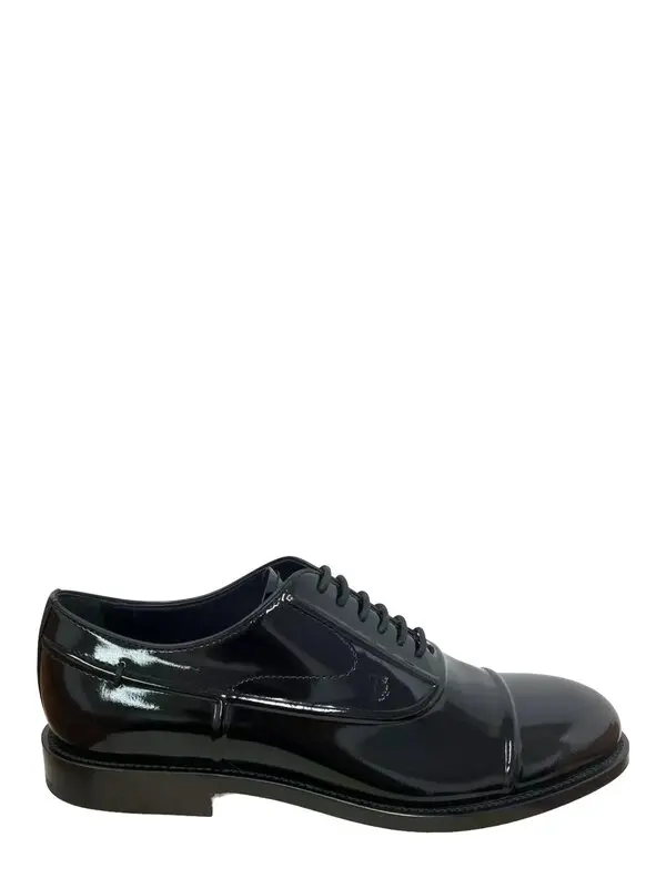 TOD'S Patent-leather Oxford Shoes - Black