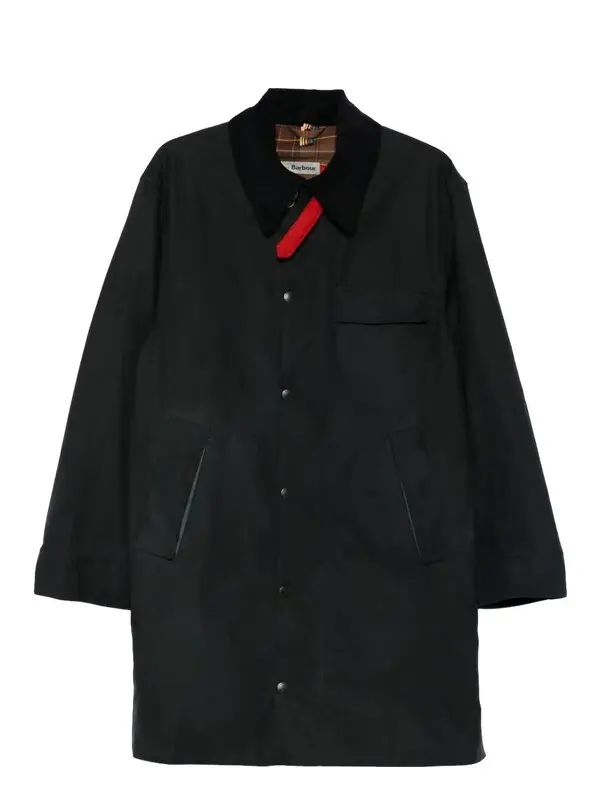 Barbour X Paul Smith Corduroy-collar Coat - Blue