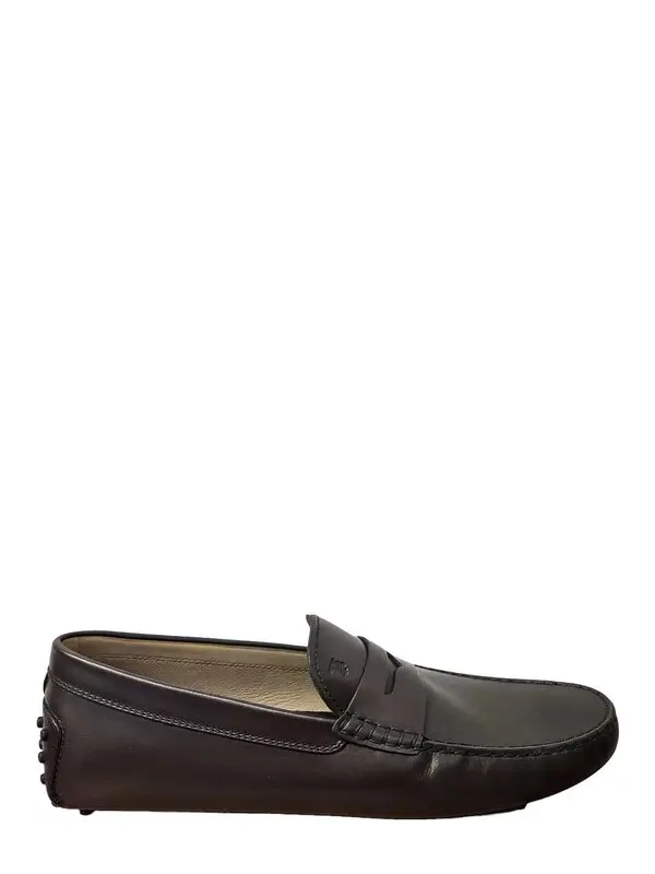 TOD'S Leather Penny Loafers - Brown