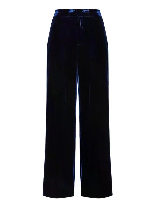 Etro Textured Trousers - Blue