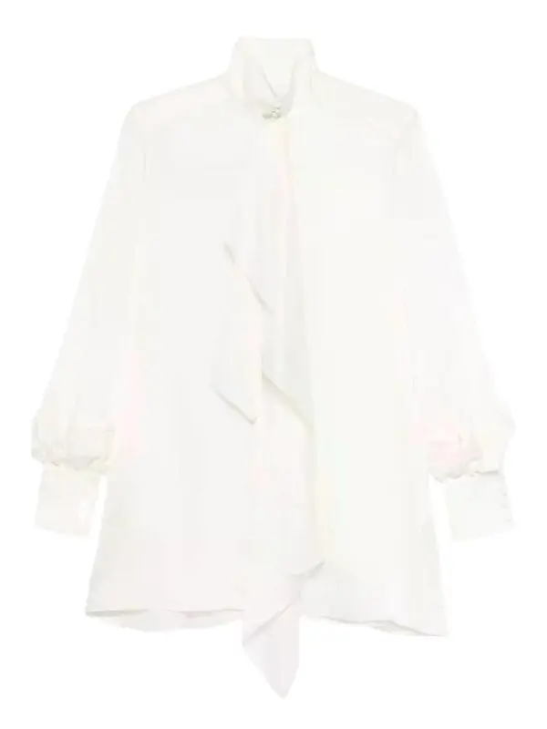 Sacai Ruffled Shirt - White