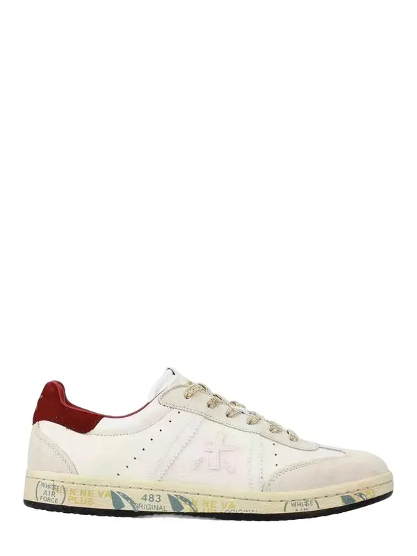 Premiata Bonnied Embossed Detail Sneakers - White