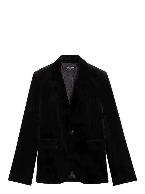 Zadig&Voltaire Vavy Velvet Blazer - Black
