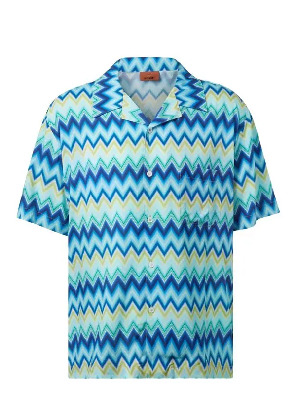 Missoni Short-sleeves Shirt - Blue