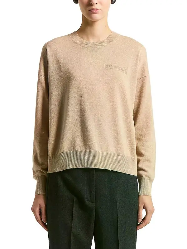Peserico Knitwear With Pocket - Neutrals