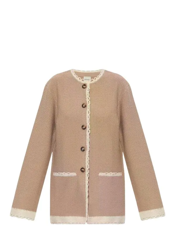 Posse Willow Buttoned Cardigan - Neutrals