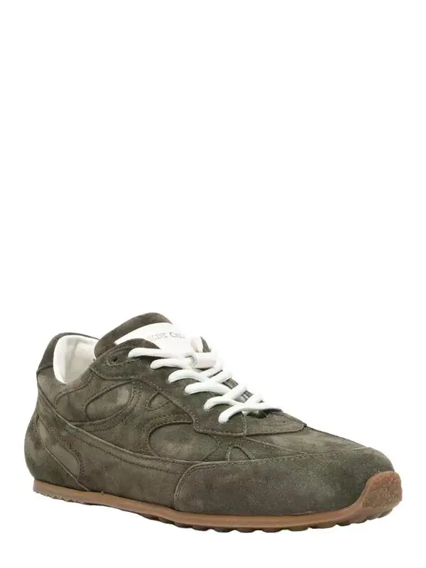 Officine Creative Lace-up Panelled Trainers - Green