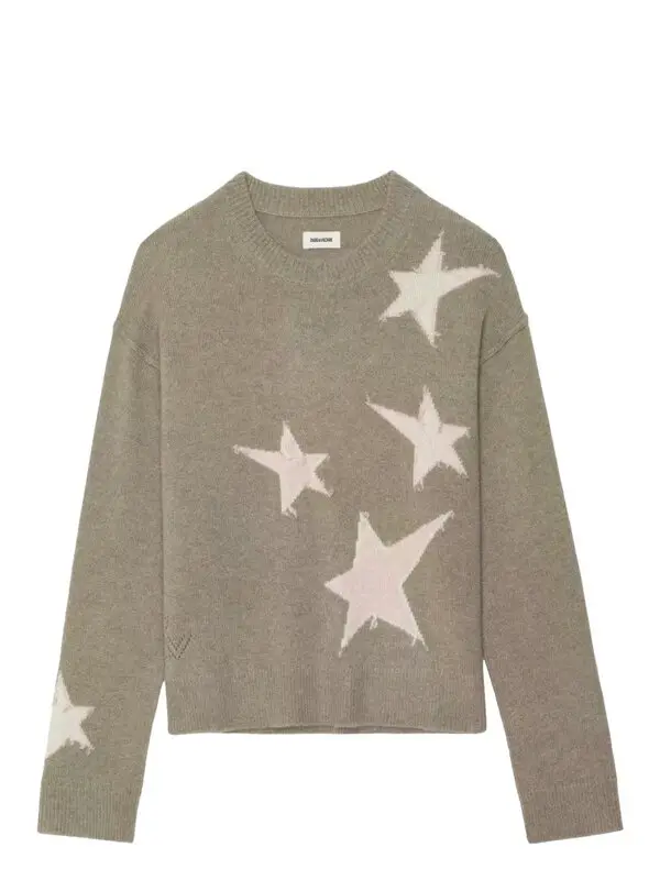 Zadig&Voltaire Star-detail Sweater - Green