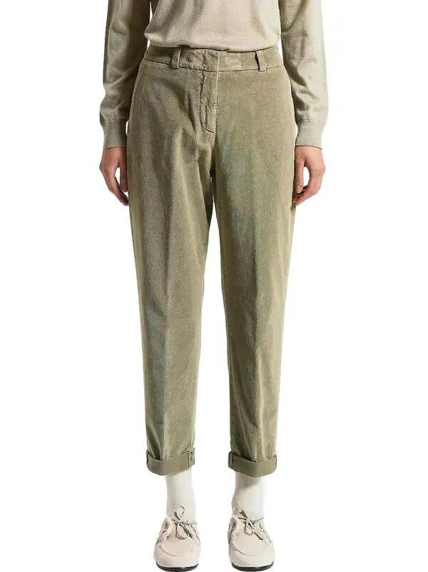 Peserico Corduroy Trousers - Green