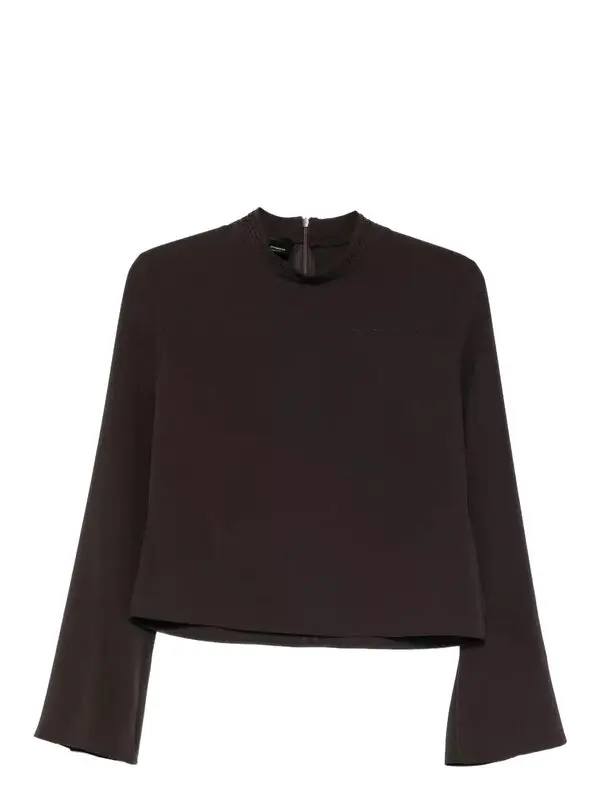 Pinko Flared-sleeve Blouse - Brown