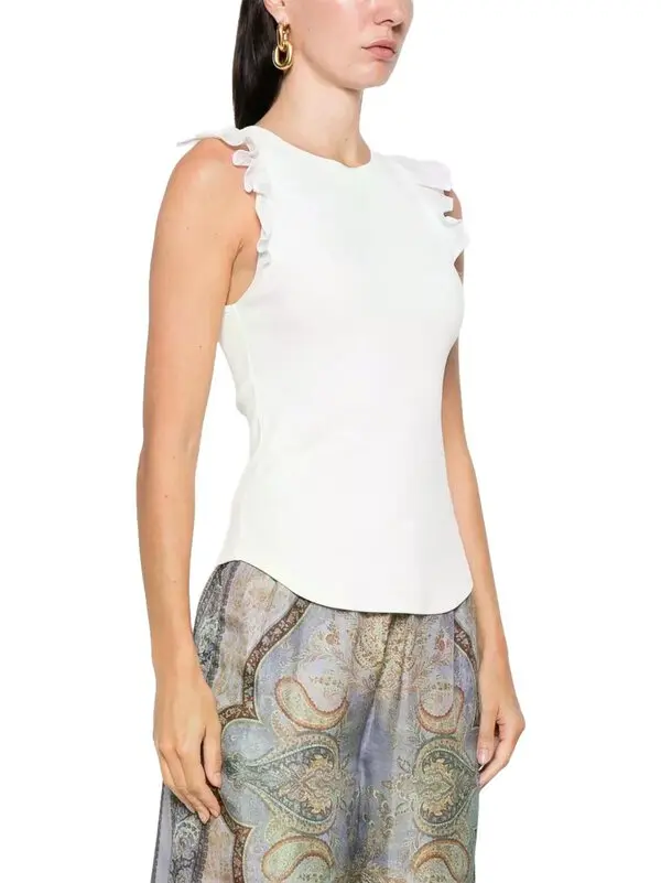 Zimmermann Awaken Sleeveless Blouse - White
