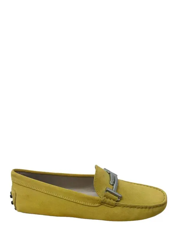 TOD'S Gommini Double-t Loafers - Yellow