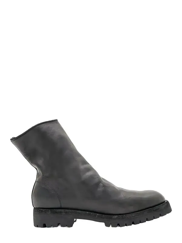 Guidi Side-zip Boots - Black