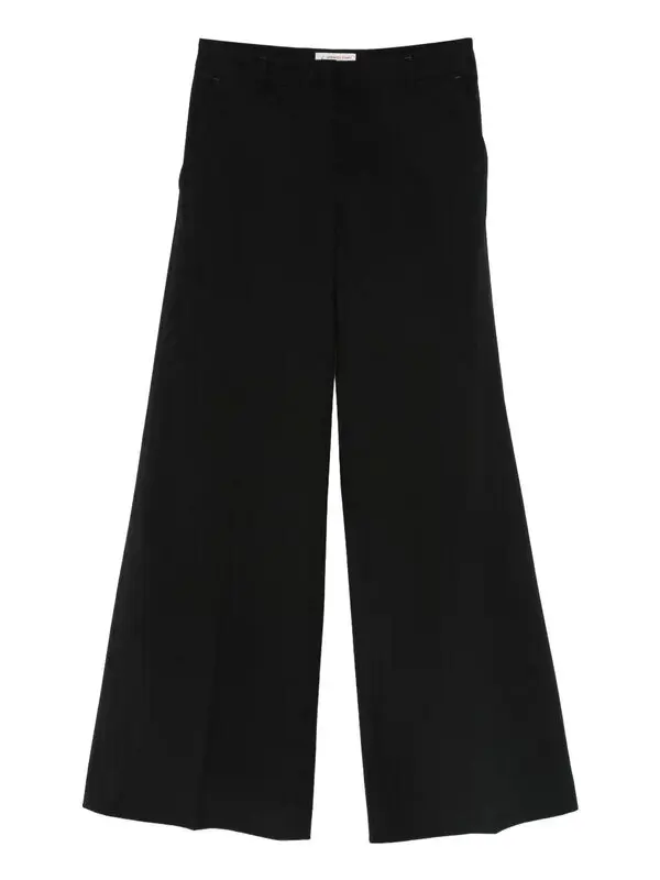 Alberto Biani Wide-leg Trousers - Black
