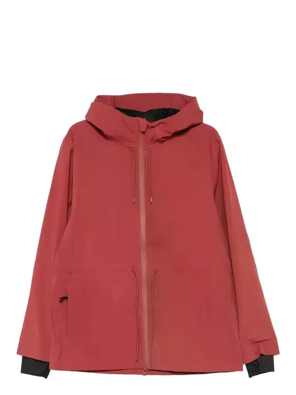 Rains Zip-fastening Coat - Red