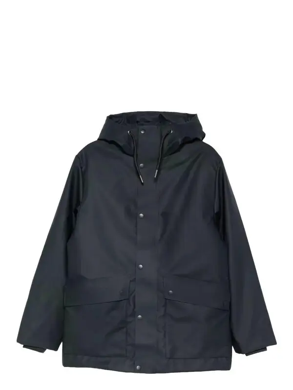 Rains Button-up Coat - Blue