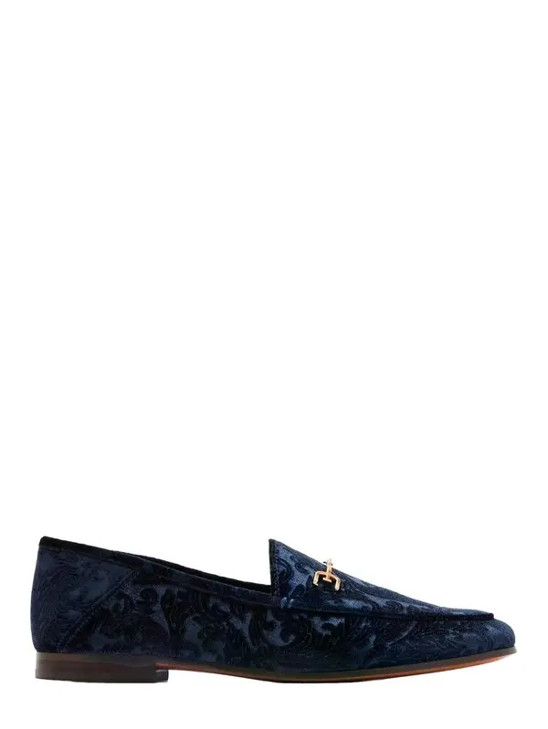 Sam Edelman Loraine Floral Loafers - Blue