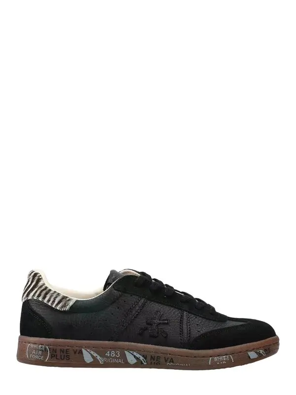 Premiata Bonnied Leather Sneakers - Black