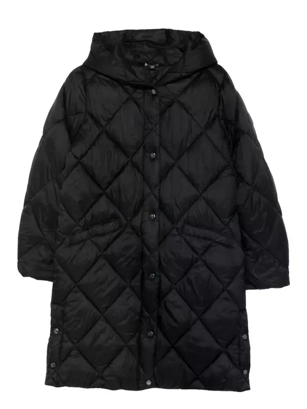 Ralph Lauren Quilted Hooded Coat - Black