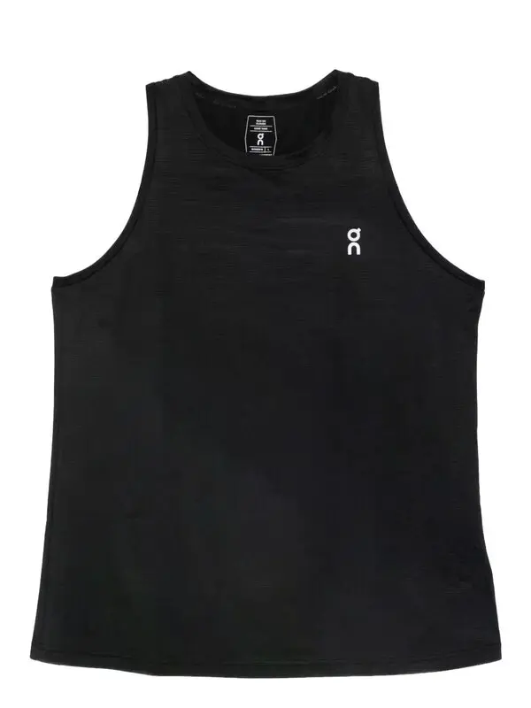 On Sleeveless Top - Black