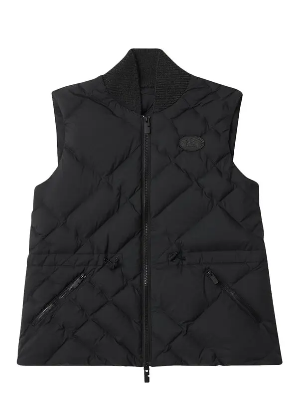 Burberry Devonside Quilted Vest - Black
