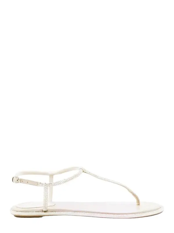Rene Caovilla Diana Embellished-strap Sandals - Neutrals