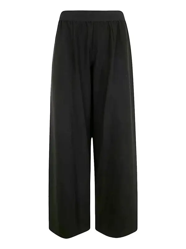 MARIA CALDERARA Elasticated Trousers - Black