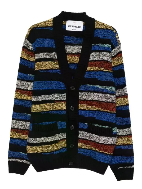 Missoni Striped Cardigan - Black