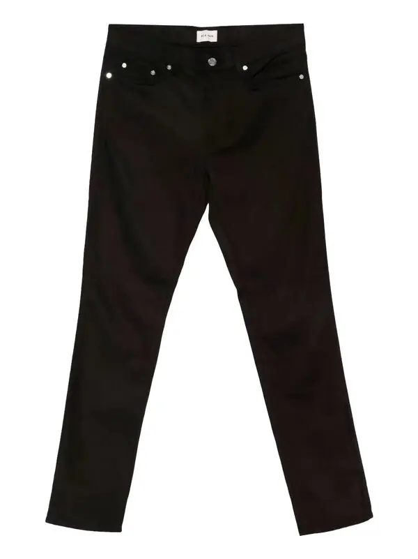 Blk Dnm Button-up Denim Trousers - Black