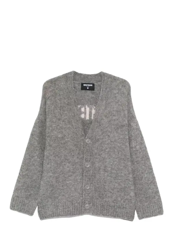 WRSTBHVR Enci Button-fastening Cardigan - Grey